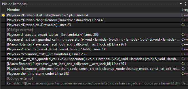 Player crashes when exit · Issue #2073 · EasyRPG/Player · GitHub