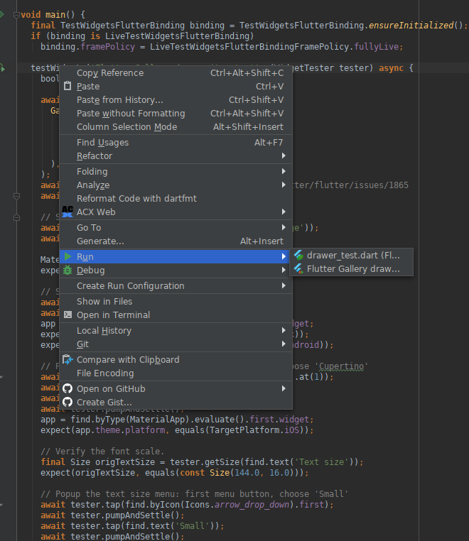 Running Debugging Tests Gives Error No Bazel Target Set · Issue 3169 · Flutter Flutter