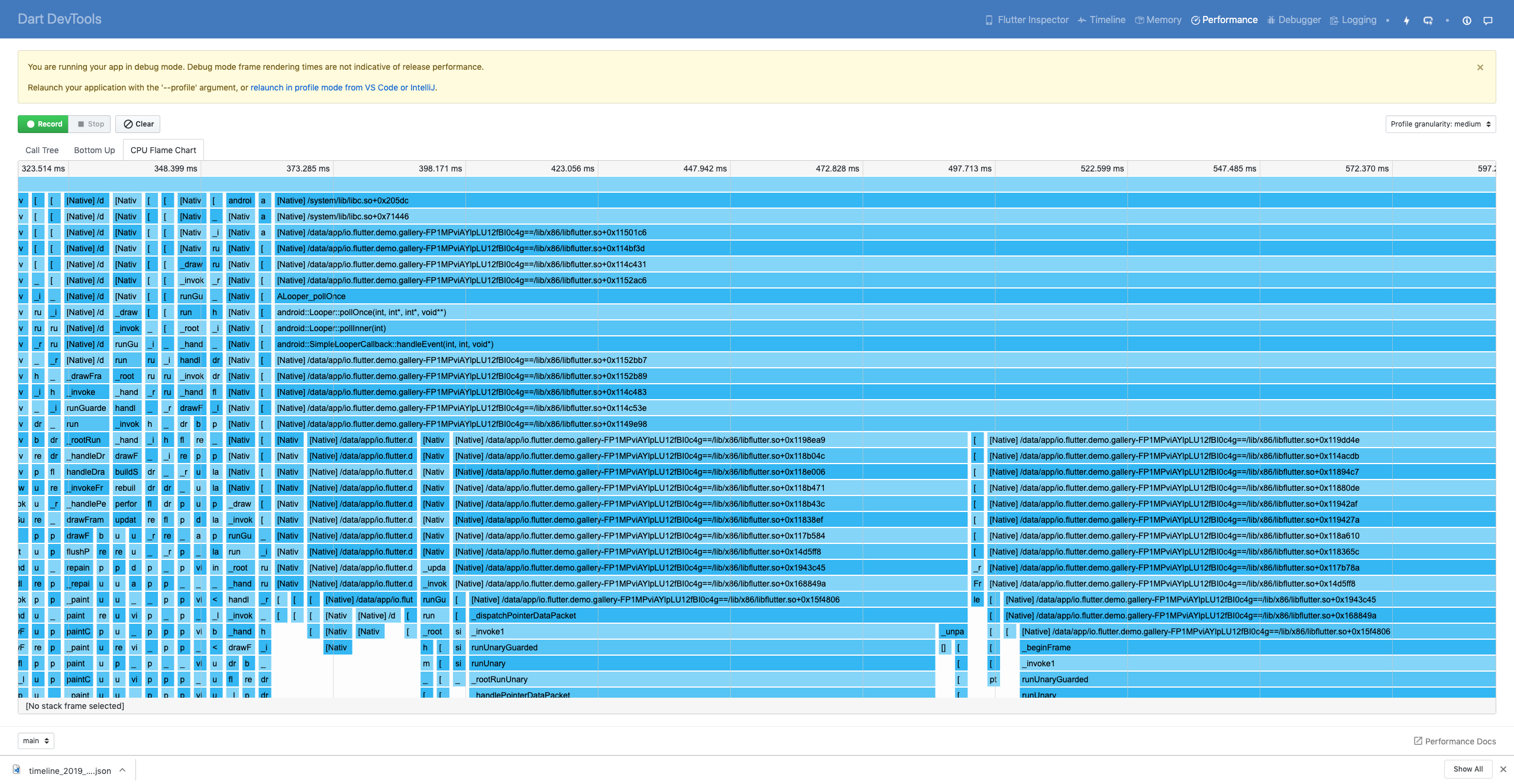 Complete Performance Page · Issue #1287 · flutter/devtools · GitHub Complete Performance Page · Issue #1287 · flutter/devtools · GitHub