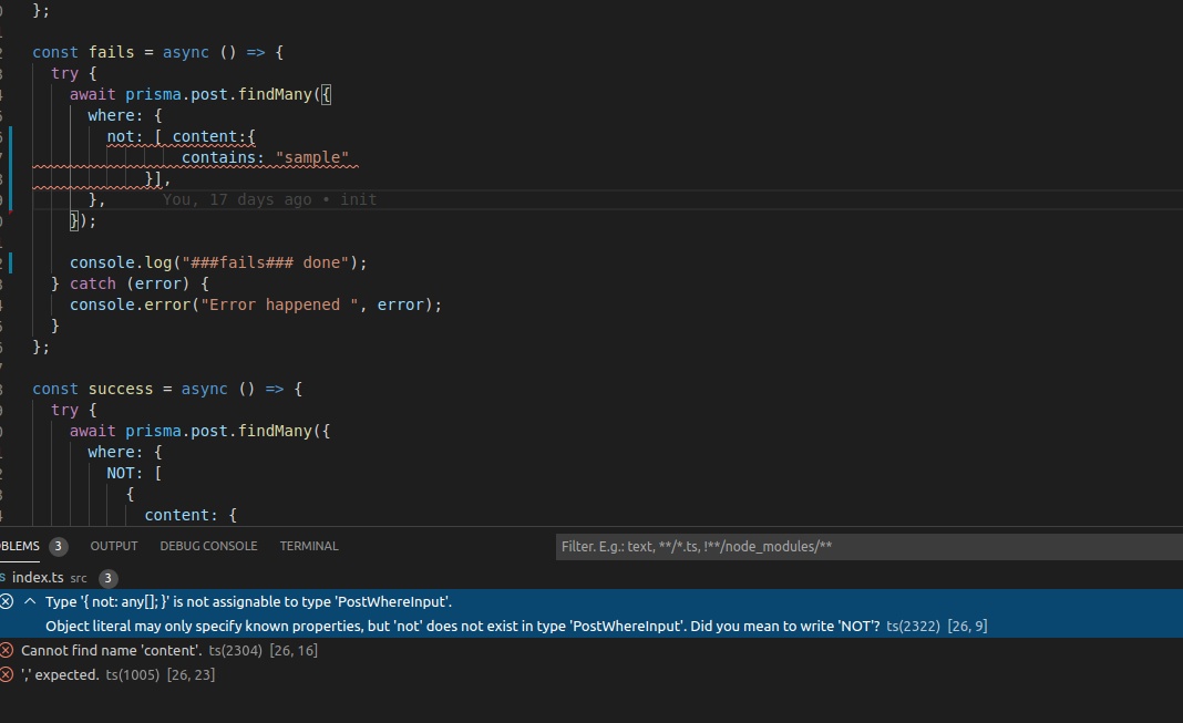 Where Query Not Working As Expected · Issue 833 · Prismaprisma Client Js · Github