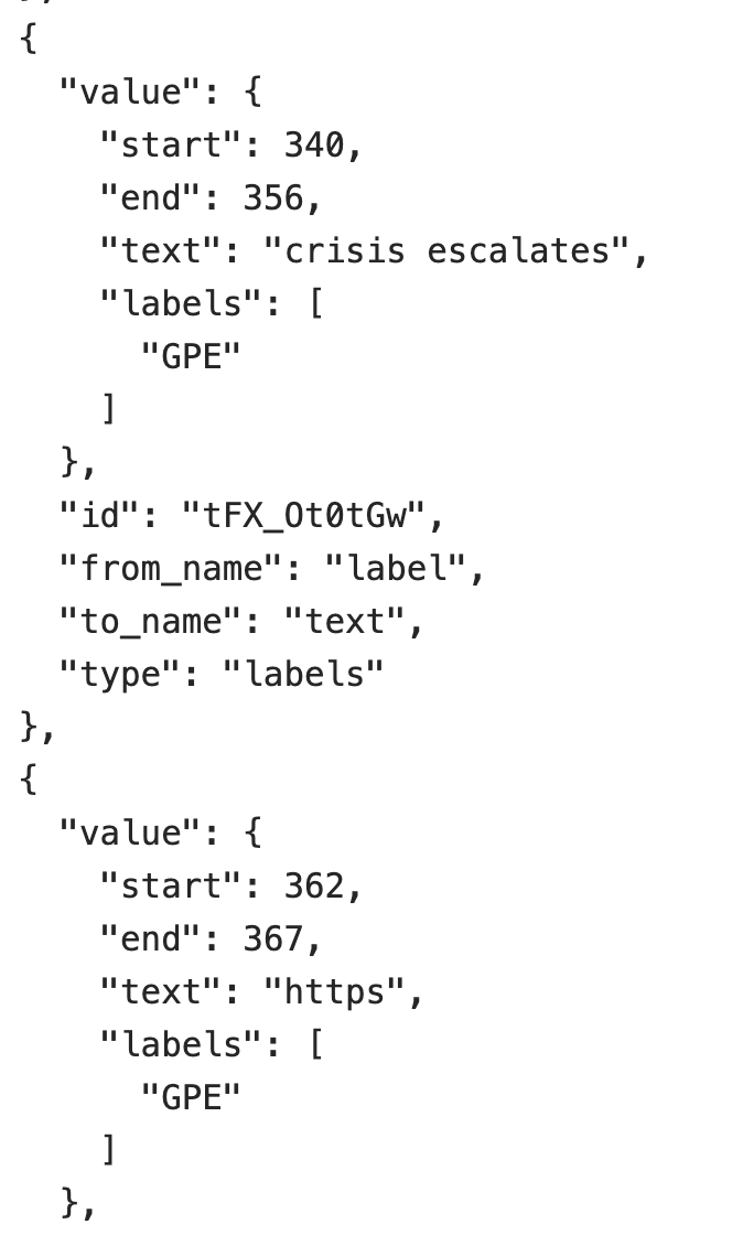 Offsets incorrectly displaying in annotation · Issue #1008 · HumanSignal/label-studio · GitHub