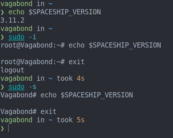 spaceship prompt not working when activating root · Issue #868 · spaceship-prompt/spaceship ...