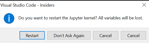 Extra `Cancel` button on restart kernel modal window · Issue #10536 ...