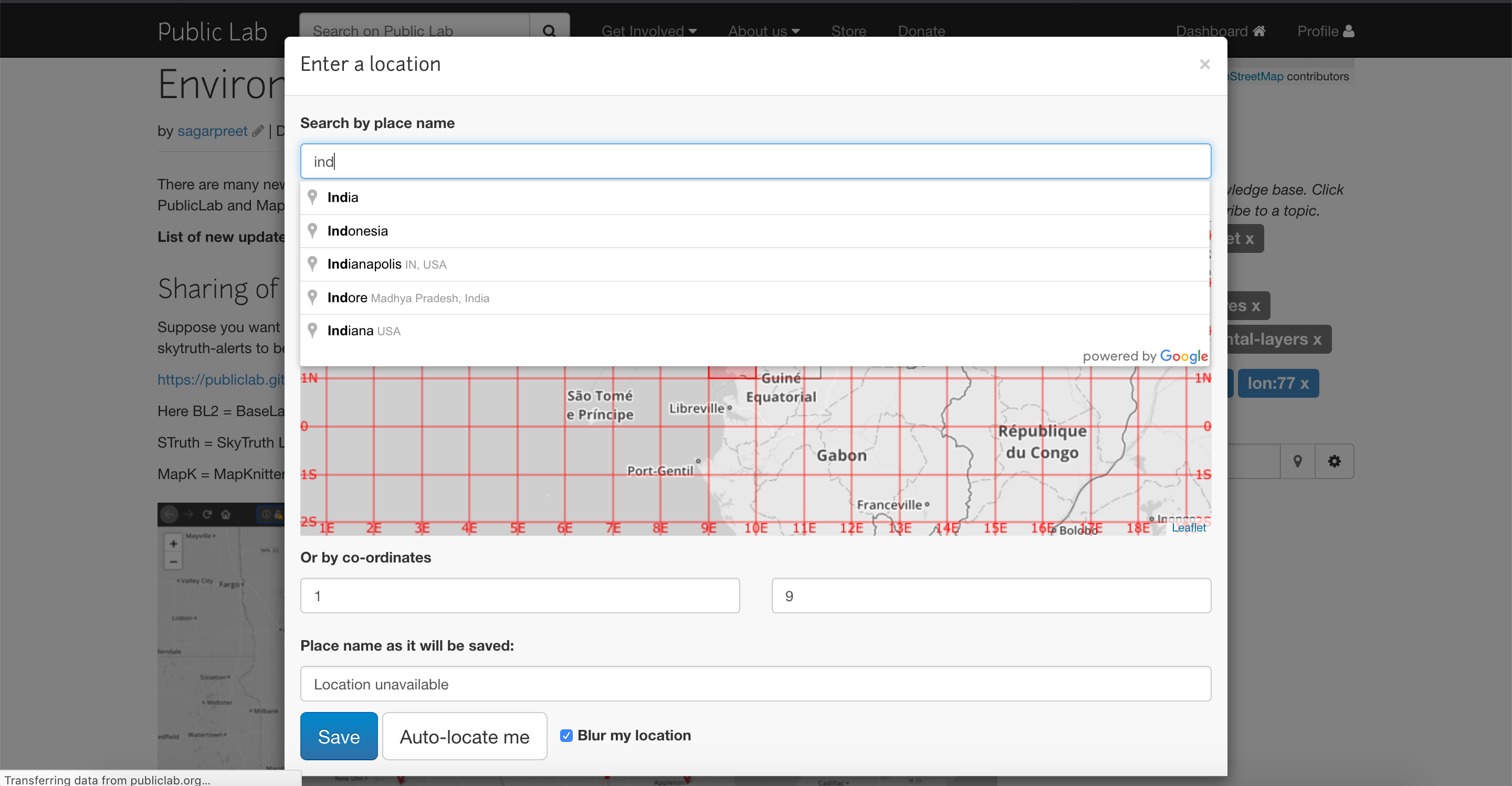 Placename-based geocoding fails to move map · Issue #161 · publiclab/leaflet-blurred-location ...