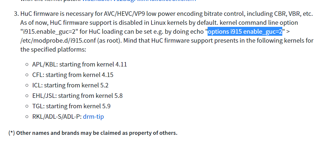QSV Hardware Transcoding not working on Docker on 10.7.5 · Issue #5993 · jellyfin/jellyfin · GitHub