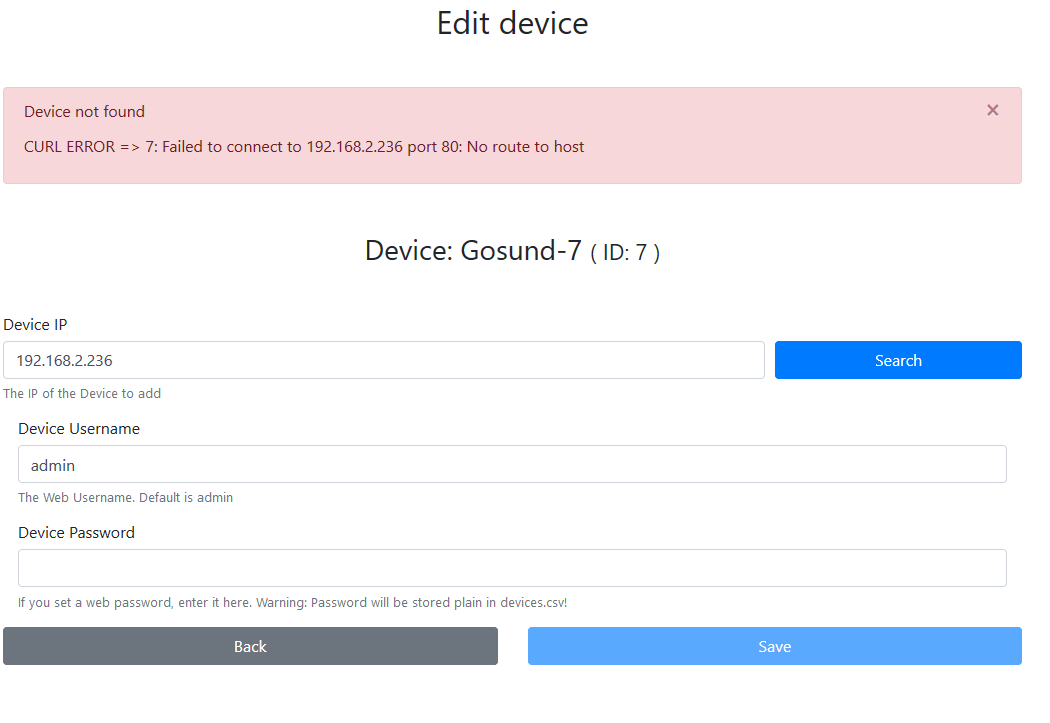 Cannot edit device position or name when device is offline · Issue #359 · TasmoAdmin/TasmoAdmin ...