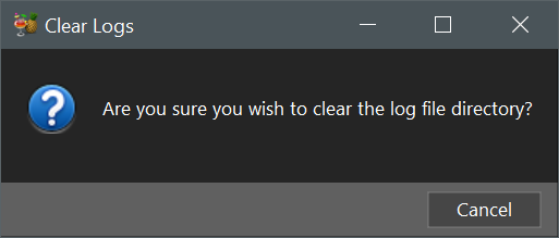 Only 'Cancel' on 'Clear Logs' window · Issue #5154 · HandBrake ...