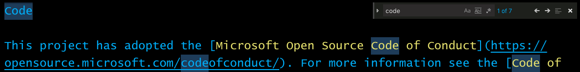 Configure foreground match count in Find/Replace widget · Issue #76350 · microsoft/vscode · GitHub