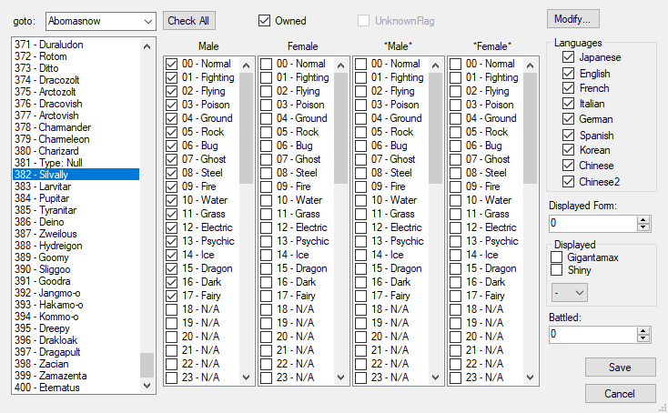 Pokédex Editor: Missing flags on macro functions · Issue #2425 · kwsch/PKHeX · GitHub