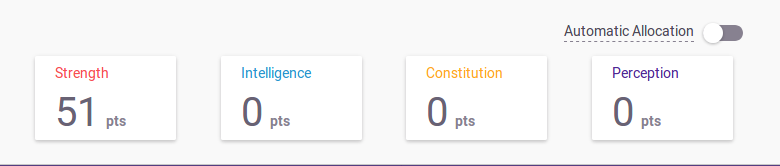 Stats Points allocation should not be available when the class system ...