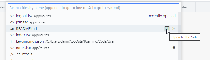 Add keybindings for the action buttons in quick open widget (CTRL+P) · Issue #149945 · microsoft ...
