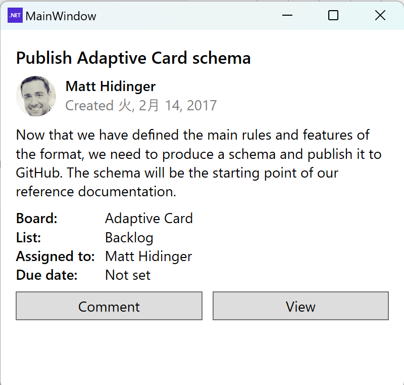 Feature request: AdaptiveCards Renderer · Issue #9971 · AvaloniaUI/Avalonia · GitHub