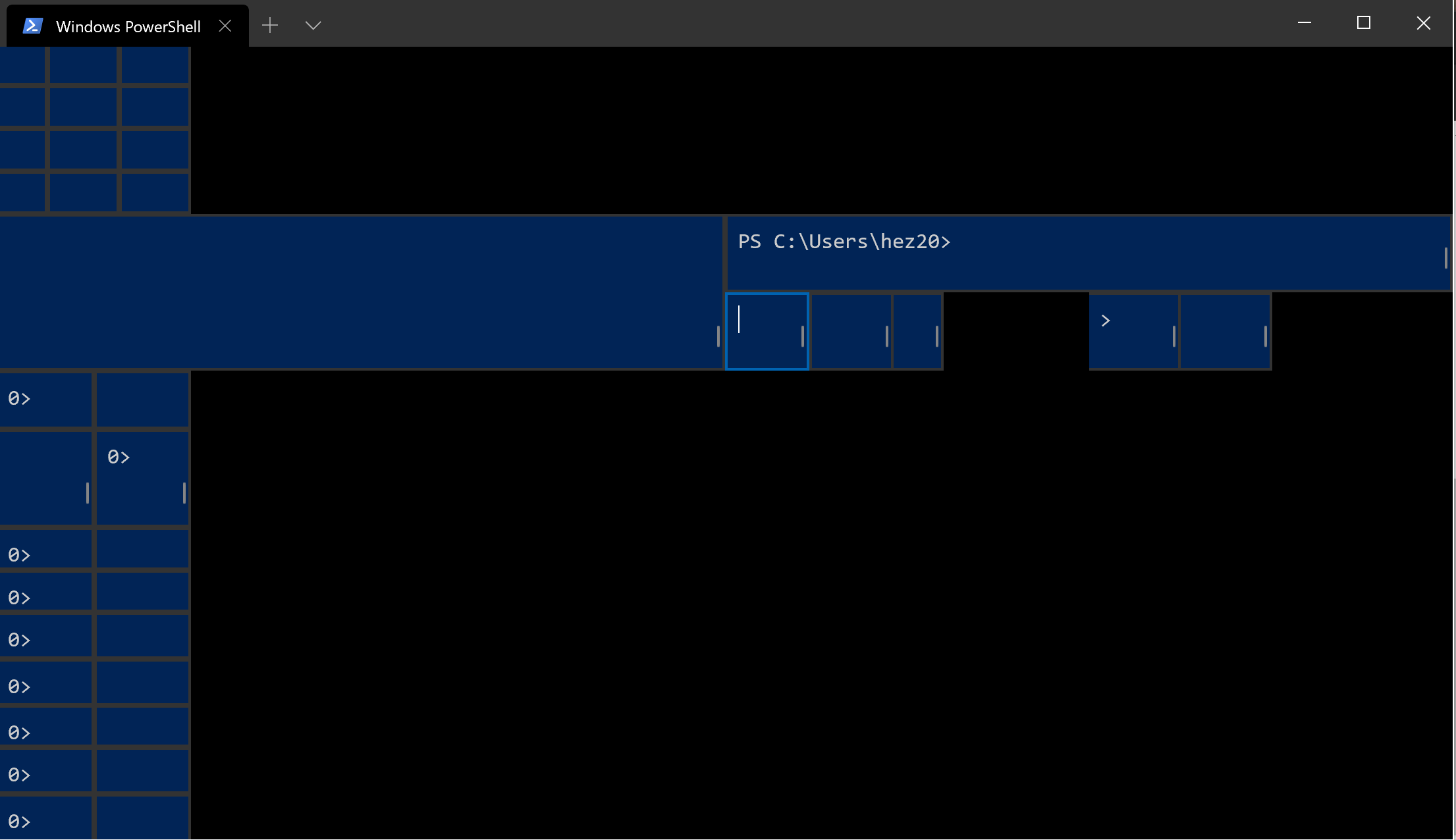 Sometimes panes won't expand and take up blanks · Issue #3744 · microsoft/terminal · GitHub