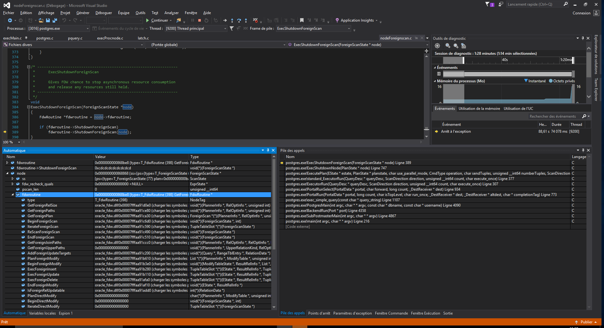 Windows 10 Postgresql 10 Oracle 12c2 Oraclefdw 2 Postgres Crash With Exception 0xc0000005