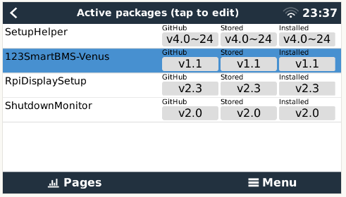 Setup, update scripts and move to SetupHelper · Issue #7 · 123electric/123SmartBMS-Venus · GitHub