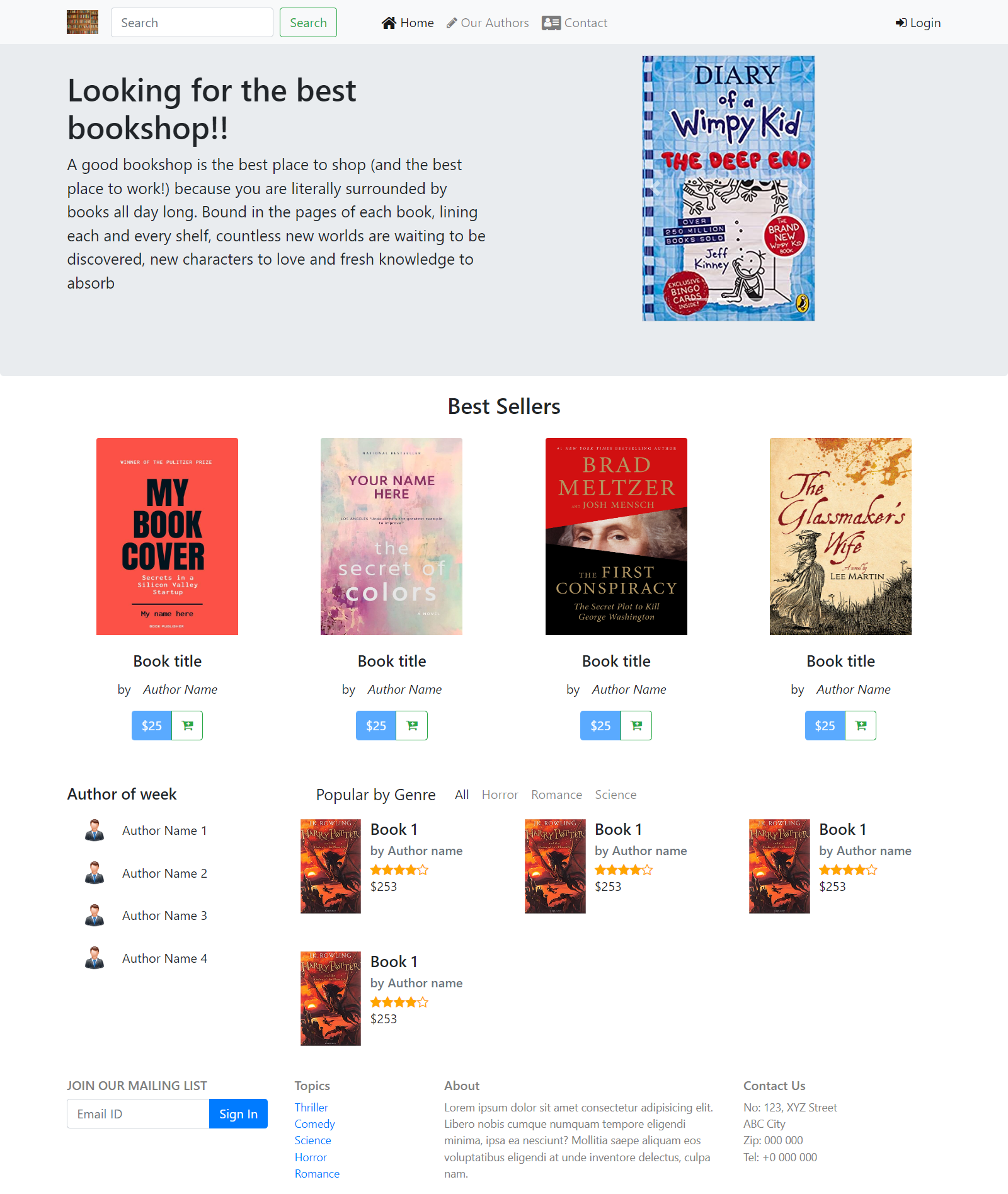 GitHub - svnesh/bootstrap4_bookstore_design: A Simple responsive mobile first bootstrap (v4 ...