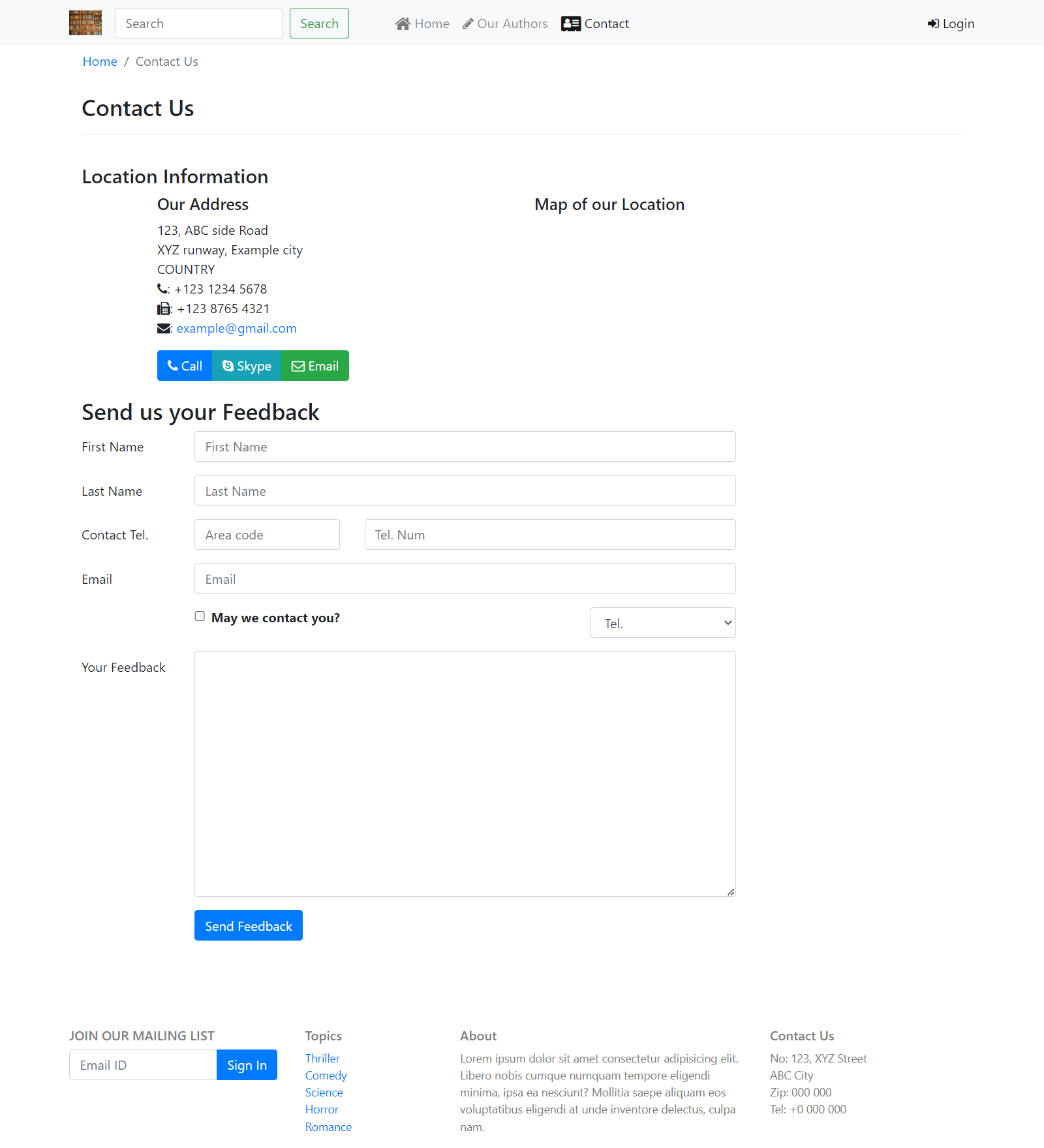 GitHub - svnesh/bootstrap4_bookstore_design: A Simple responsive mobile first bootstrap (v4 ...