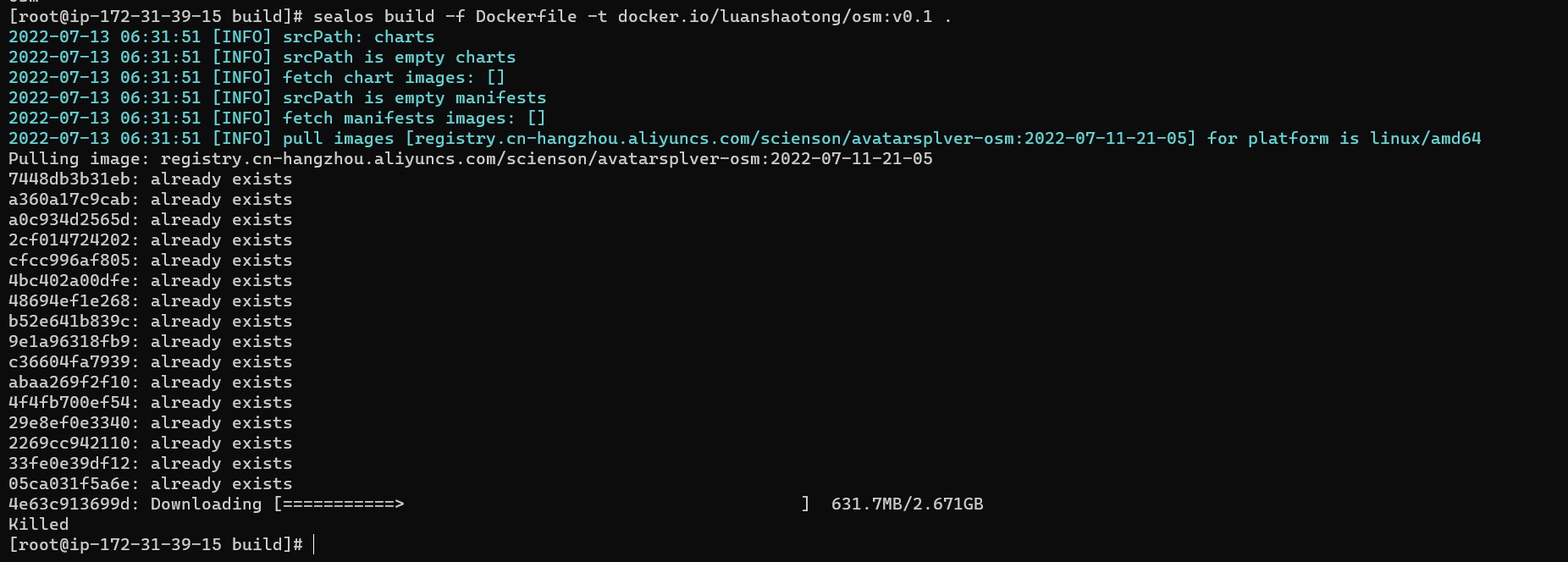 Bug “sealos Build” Run Out Of Memory · Issue 1301 · Labringsealos · Github 