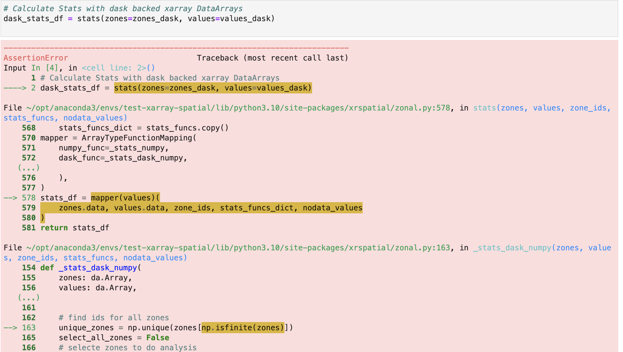 Cannot Run Zonal Stats With Dask With Numpy Backed Dataarray · Issue 701 · Makepathxarray