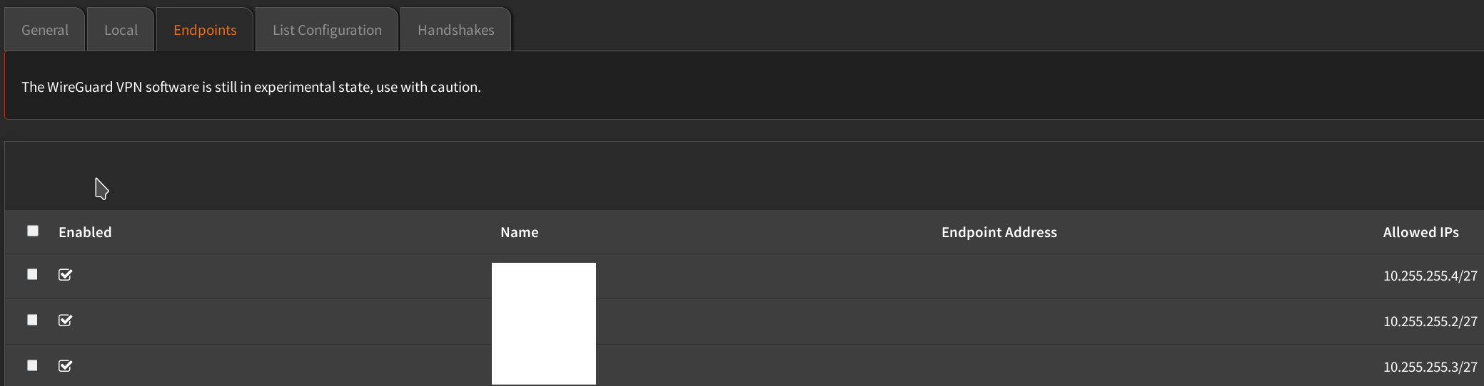 wireguard doesn't populate allowed ips for endpoints after the first · Issue #1419 · opnsense ...