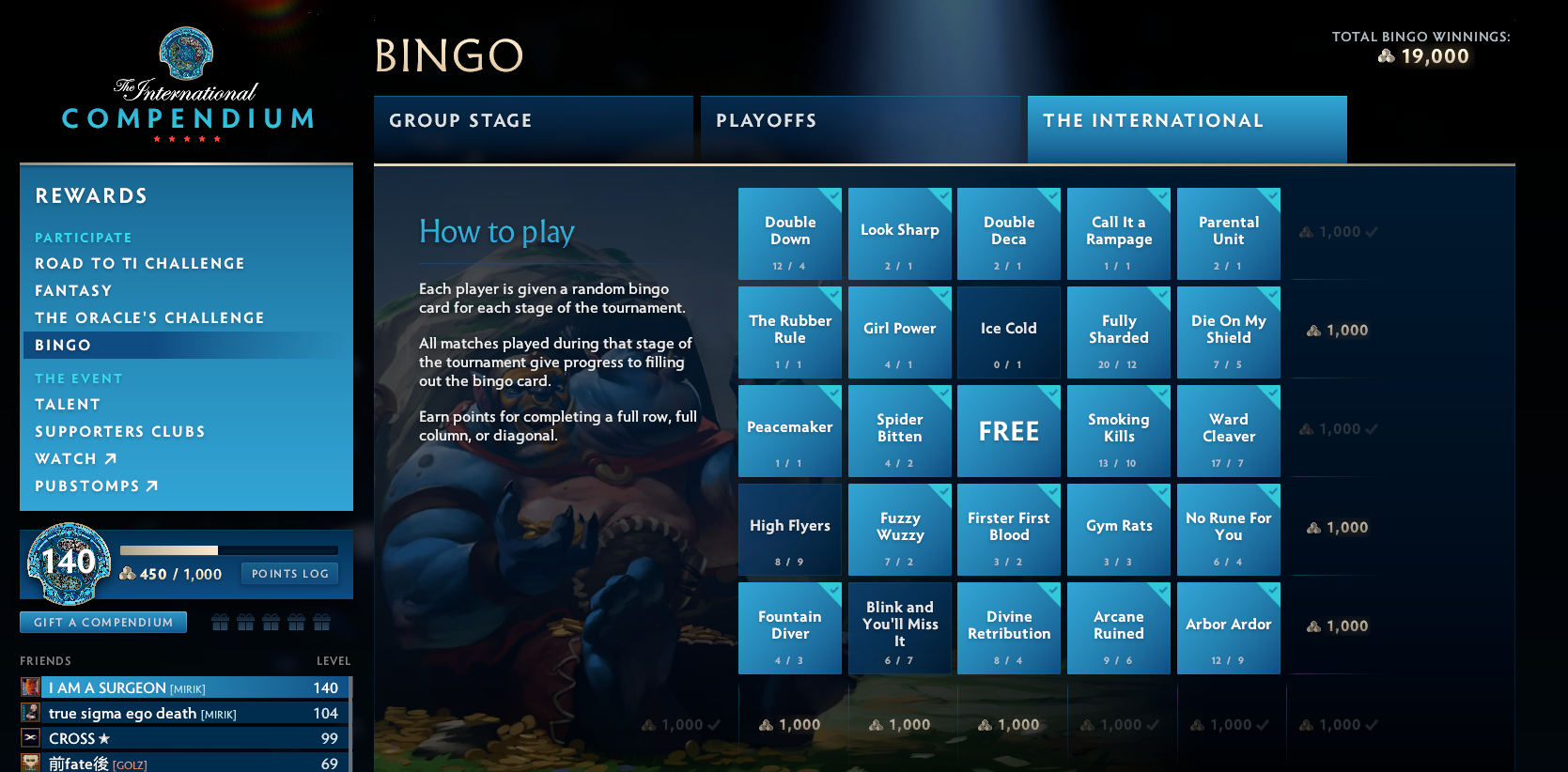 Bingo points · Issue #13236 · ValveSoftware/Dota2-Gameplay · GitHub