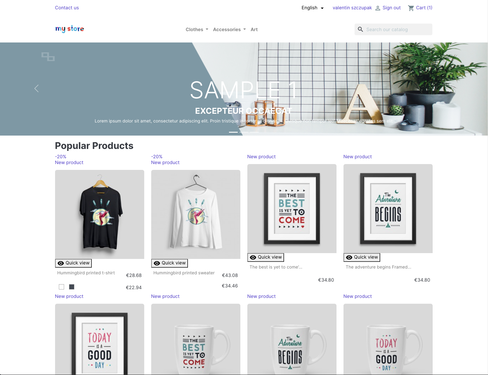 [EPIC] Build the new theme · Issue #2 · PrestaShop/hummingbird · GitHub