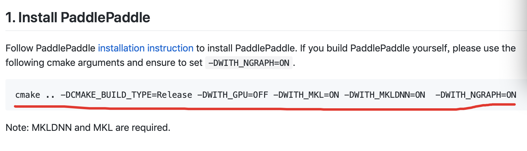 PaddlePaddle从源码编译Ngraph问题和建议 · Issue #1929 · PaddlePaddle/models · GitHub