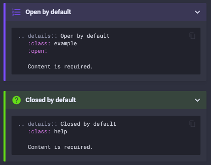 CSS for details/summary html tags is tied to admonitions' CSS · Issue #15 · jbms/sphinx ...