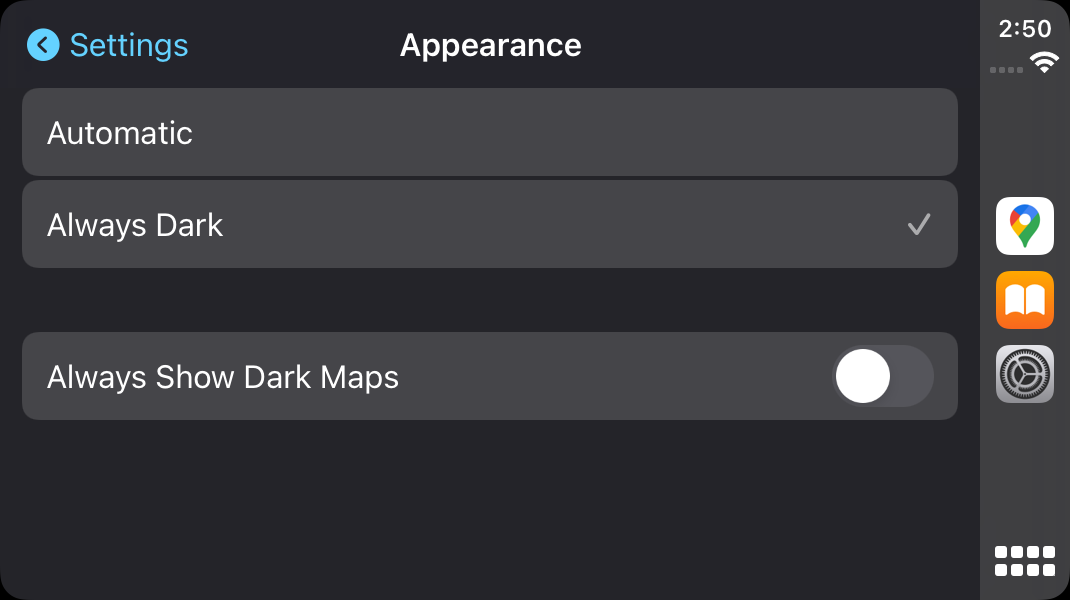 Implement the ability to change map style based on `Always show dark maps` option. · Issue #3879 ...