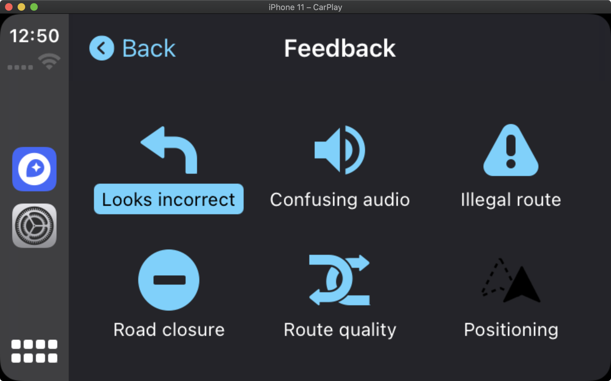 Positioning icon is not highlighted on CarPlay. · Issue #2681 · mapbox/mapbox-navigation-ios ...