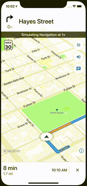 Maneuver icon is not visible after selecting specific step. · Issue ...