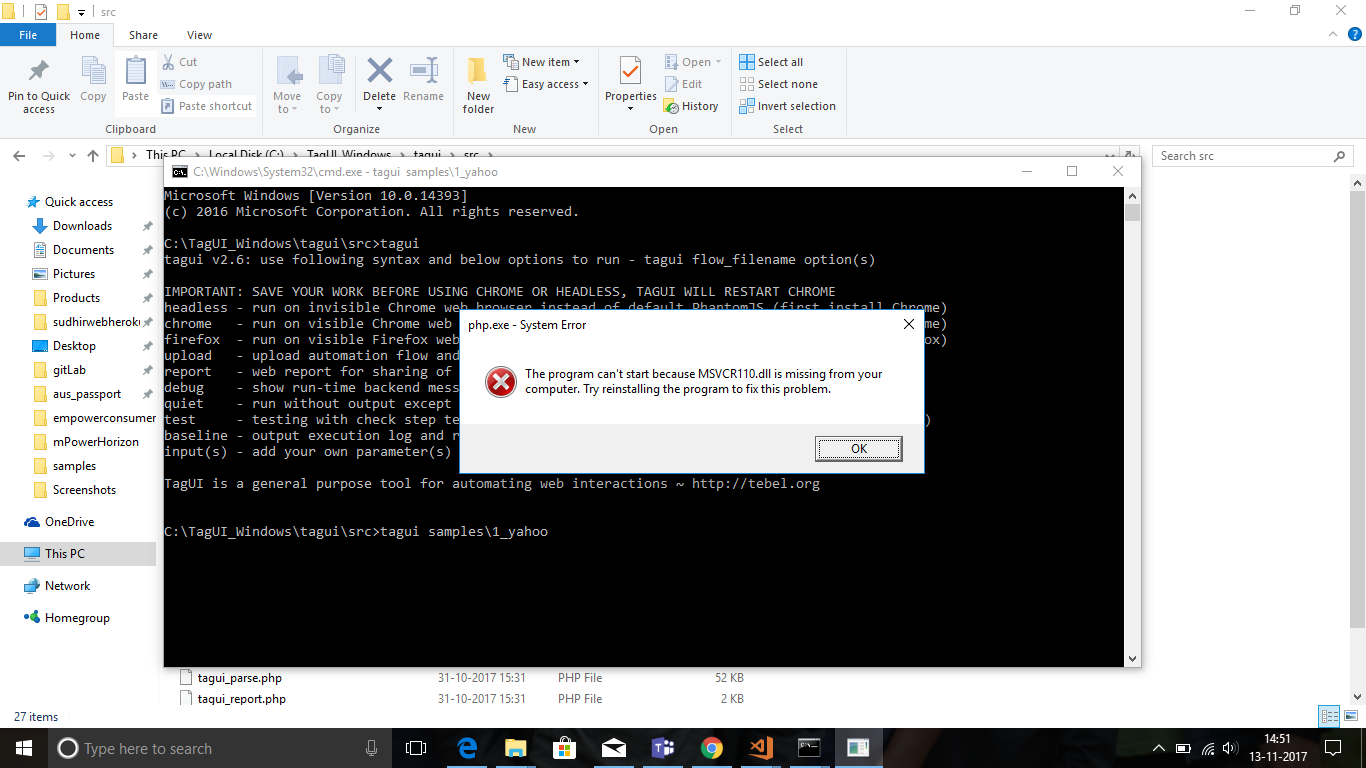 How To Run Using Npm After Npm Install Tagui · Issue 69 · Aisingaporetagui · Github