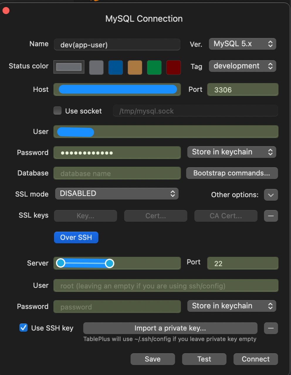 SSH Tunel connection gives an error. · Issue #2241 · TablePlus/TablePlus · GitHub