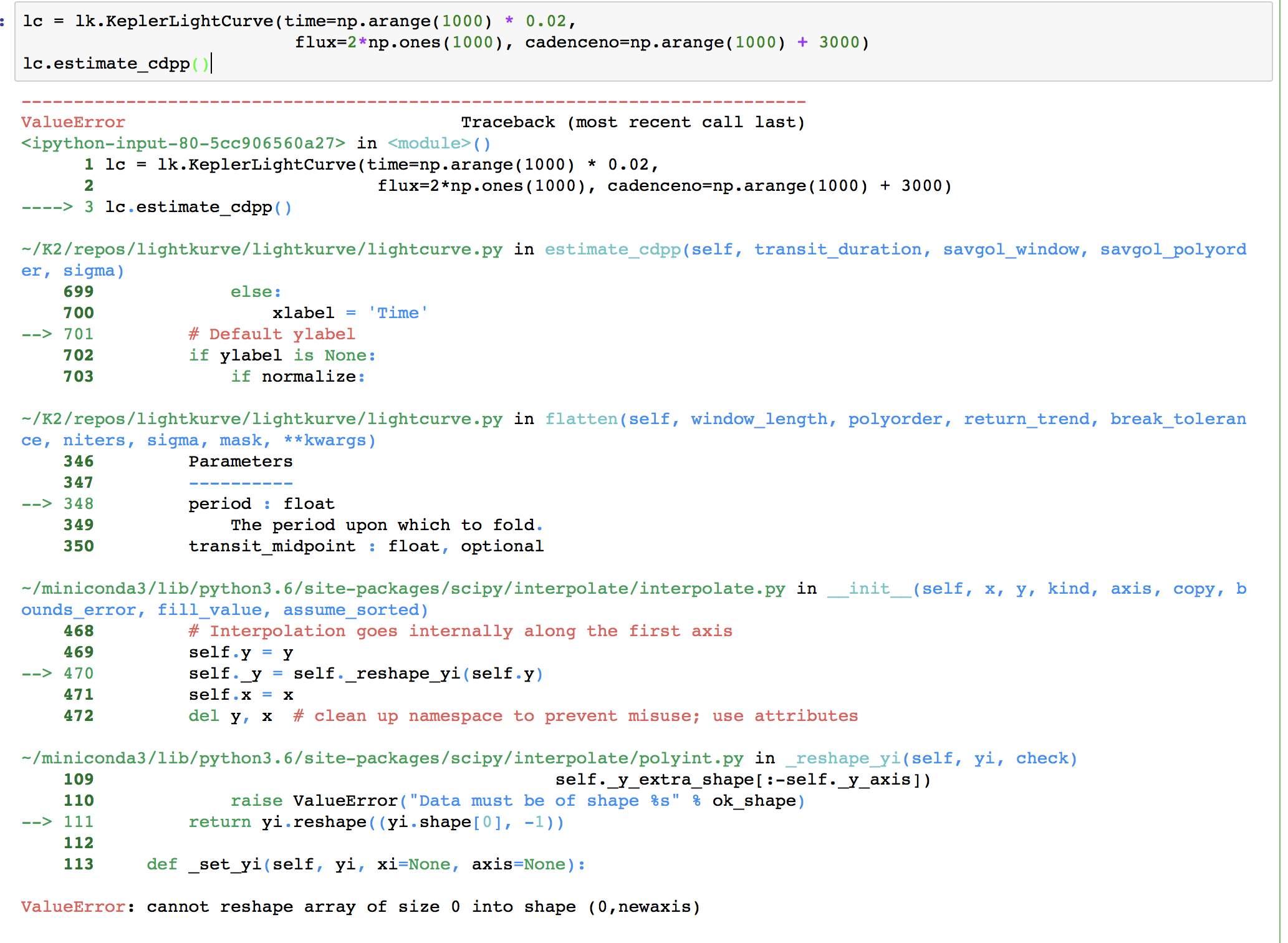 Bug in the flatten masking routine · Issue #378 · lightkurve/lightkurve ...