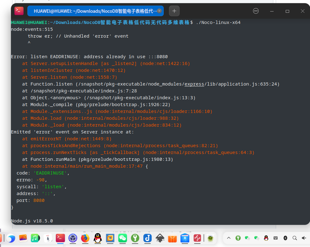 🐛 Bug 8080 Port Occupied Nodeevents515 Throw Er Unhandled Error Event · Issue 6891 