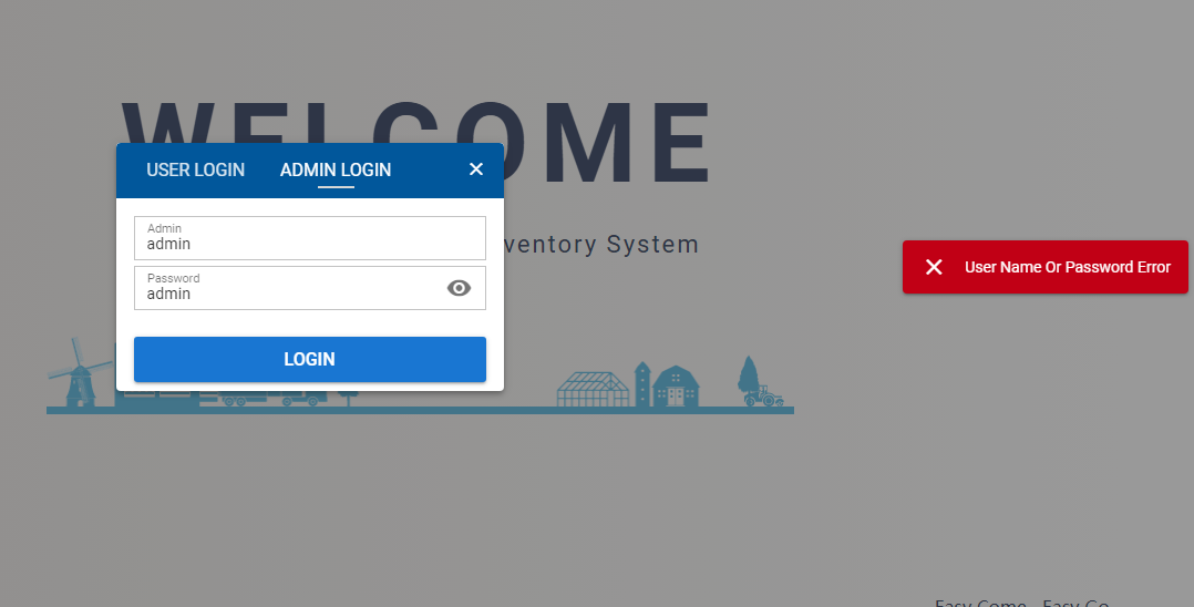 Adminadmin User Name Or Password Error · Issue 341 · Greaterwmsgreaterwms · Github
