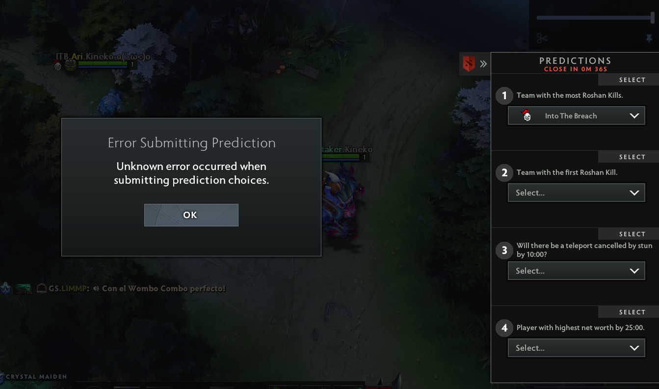 In game predictions · Issue #3144 · ValveSoftware/Dota2-Gameplay · GitHub