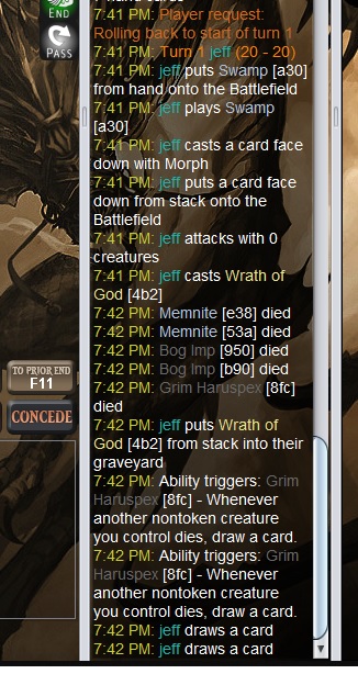 Grim Haruspex bug · Issue #6214 · magefree/mage · GitHub