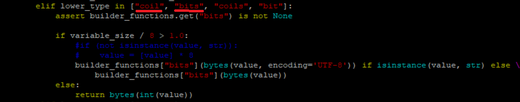 [BUG] Getting error when writting boolean/coils values to PLC through ...