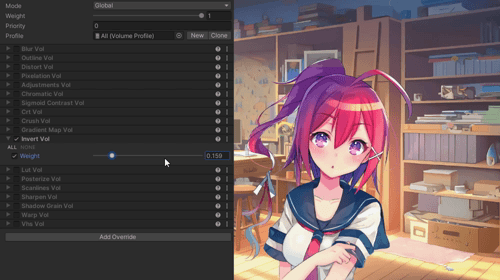GitHub - NullTale/VolFx: Customizable Post Processing for Unity Urp ☄ That can be applied by ...