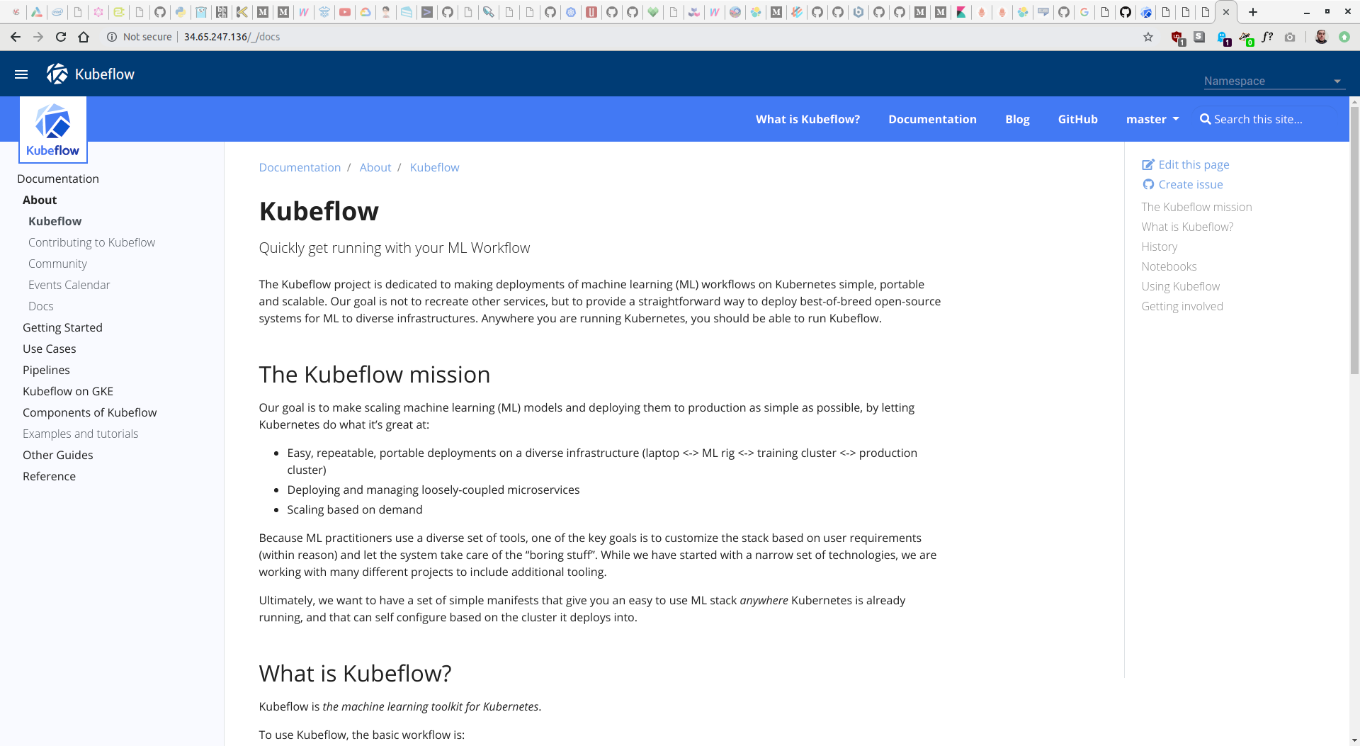 Kubeflow UIs does not display correctly on Firefox · Issue #2847 · kubeflow/kubeflow · GitHub