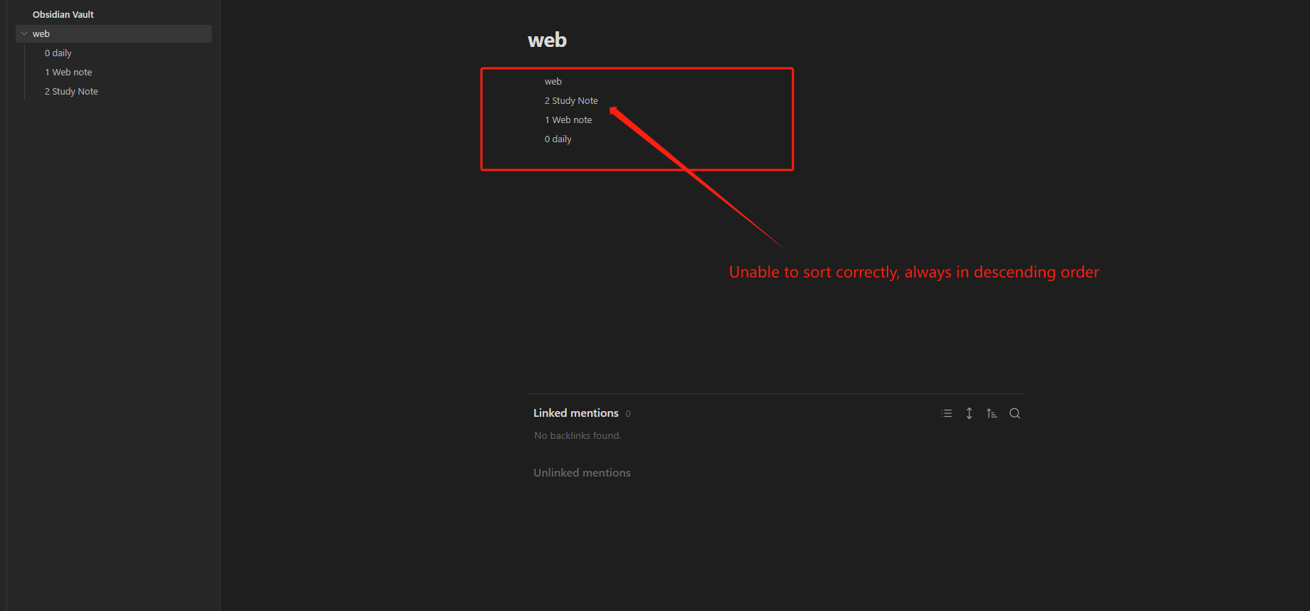 Folder overview style "Explore" cannot sort file & cannot detect markdown note · Issue #57 ...