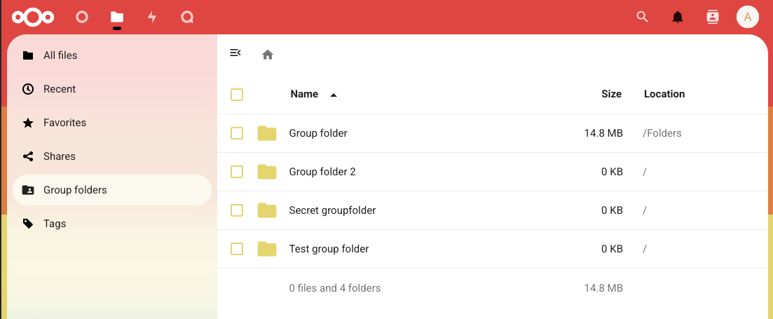 List groupfolders in the left sidebar menu · Issue #2323 · nextcloud/groupfolders · GitHub
