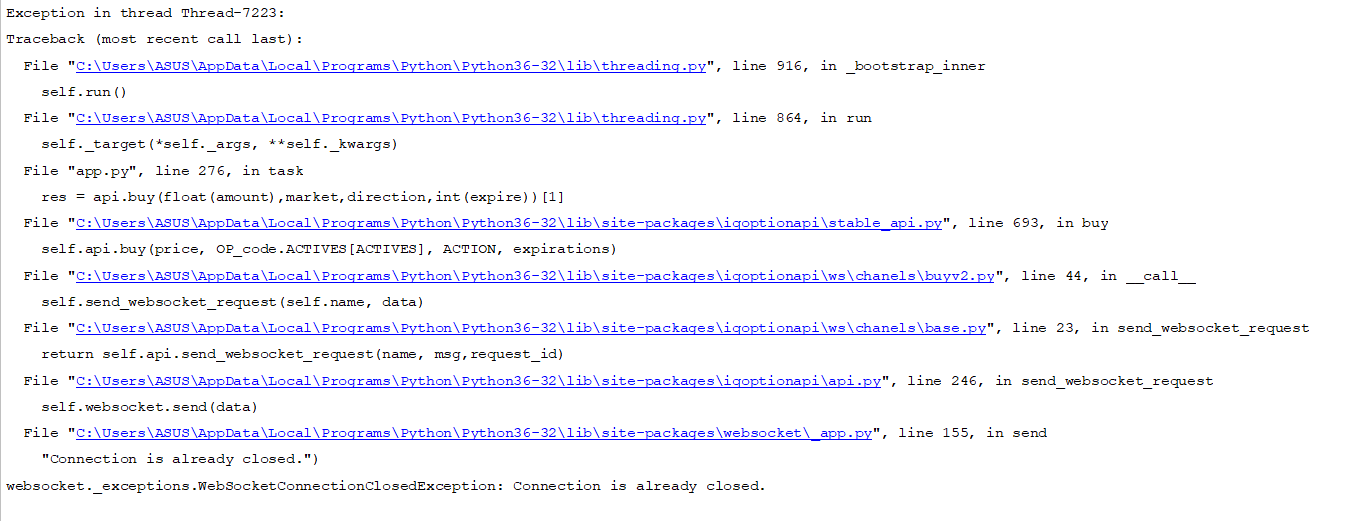 Disconnect after a time running · Issue #153 · Lu-Yi-Hsun/iqoptionapi · GitHub