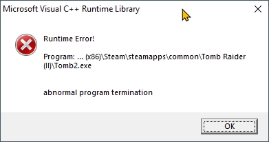 Runtime Error when using CTRL+S · Issue #346 · LostArtefacts/TR-Rando · GitHub