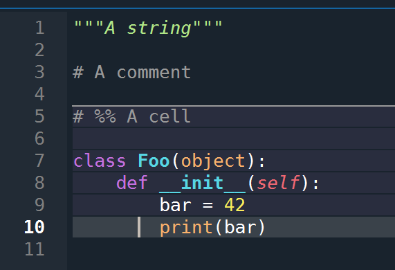 Possible to remove line separators in current cell? (dark theme ...