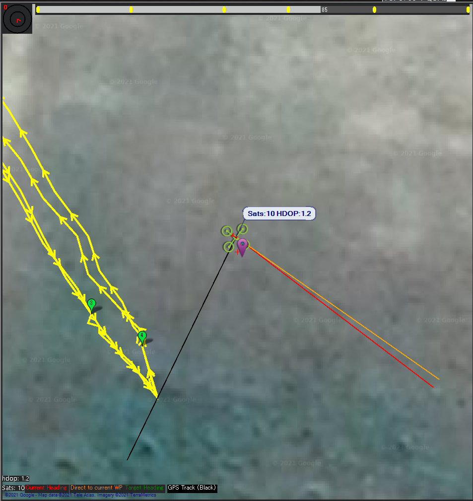 Rally Point should be position on map so that the bottom center of the ...