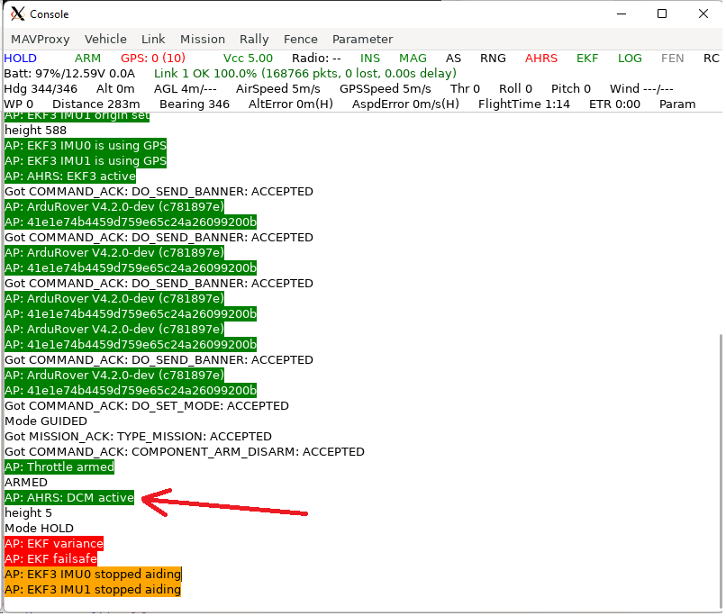 Roverekf Vehicle Appears To Keep Going If Gpstype Set To 0 · Issue 14279 · Ardupilot 