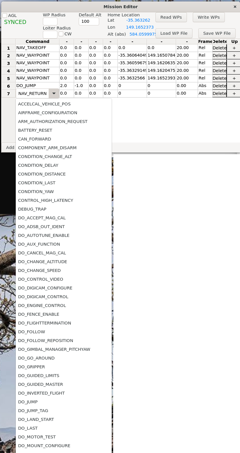 Mission Editor Scroll Down No Longer Works · Issue 1162 · Ardupilotmavproxy · Github