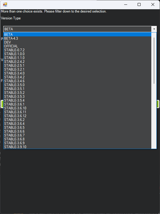 Firmware Install, All Options should sort versions from higher to lower · Issue #3165 ...